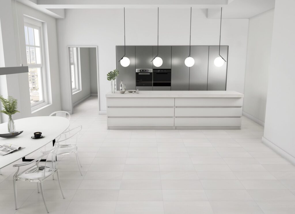 Ambition Porcelain Tile Blends Limestone, Cement And Basalt